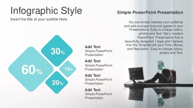 Simple office-computer-view-power point-template | PPTX