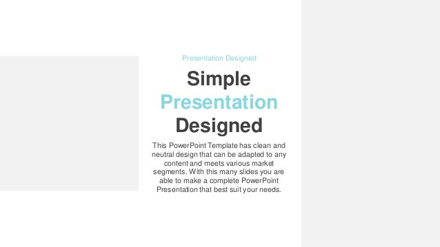 Simple office-computer-view-power point-template | PPTX