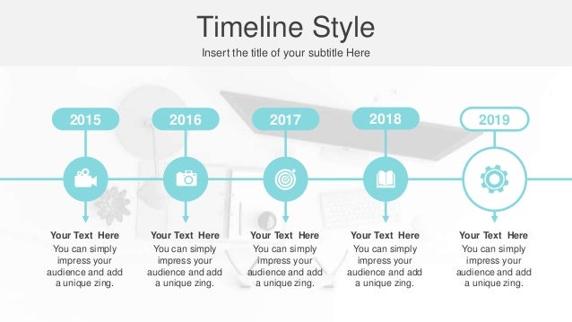 Simple office-computer-view-power point-template | PPTX