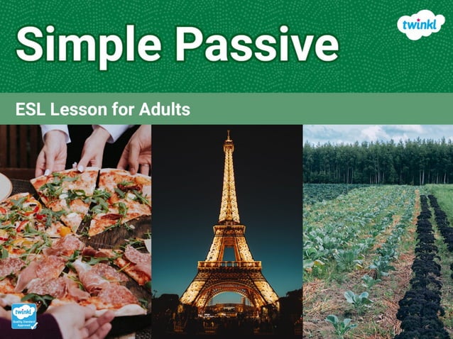 Active and Passive Voice ESL for adults. | PPTX