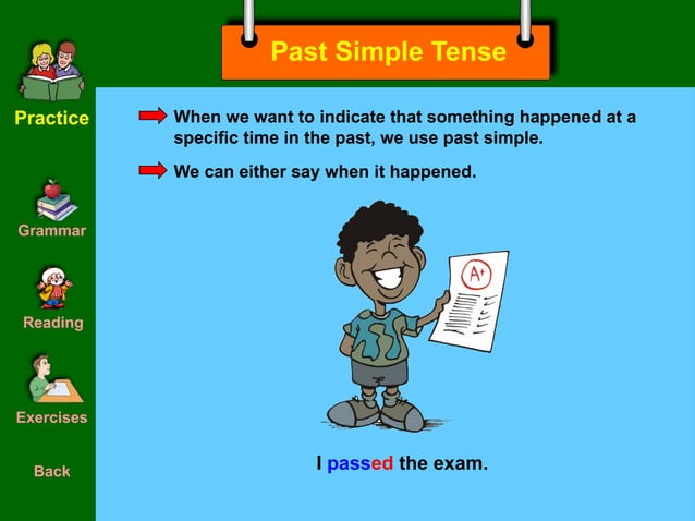 simpel past tenses for educations people hehee .pptx