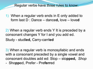 Simple past-tense | PPTX