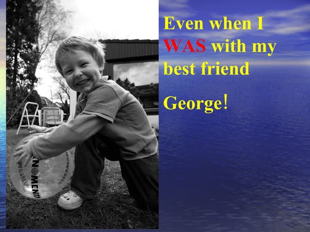 Simple Past Tense Be