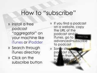 Simple Podcasting at HHH | PPT