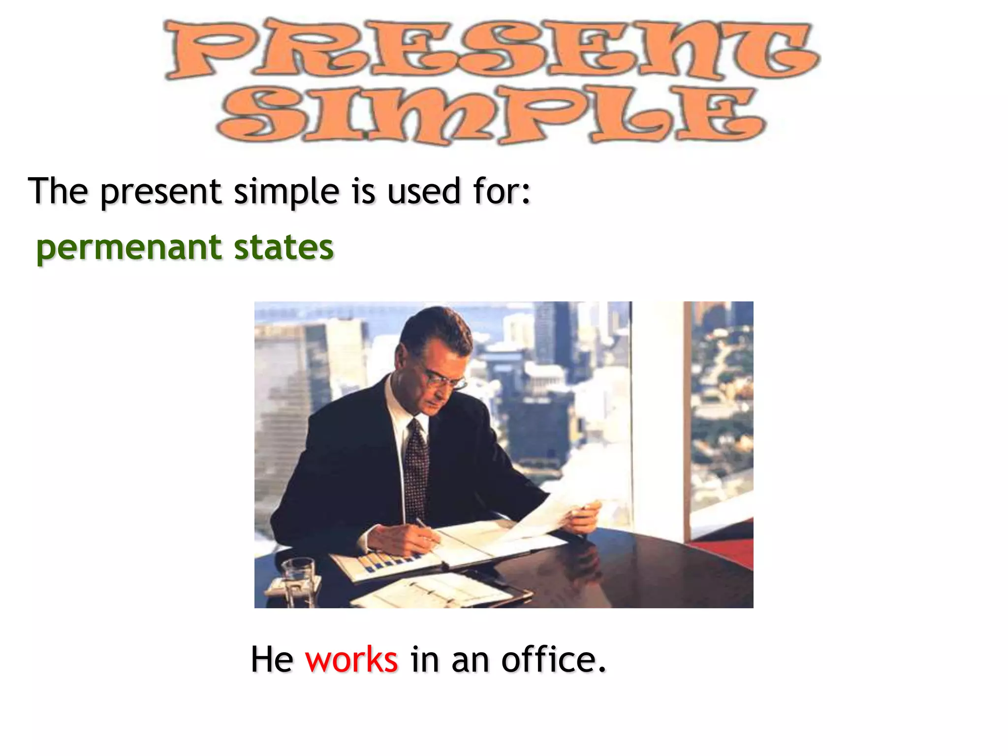 Simple present-ppt 2001 | PPT