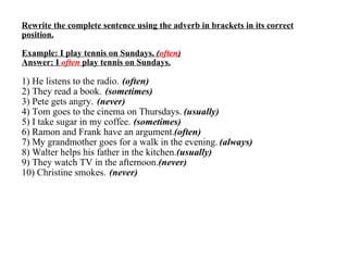 Simple Present Practice | PPT