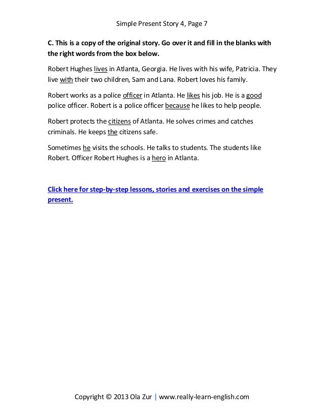 Simple present-story-4