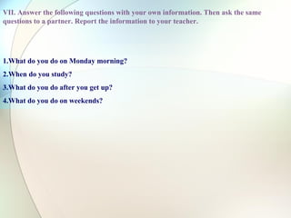 simple present tense | PPT