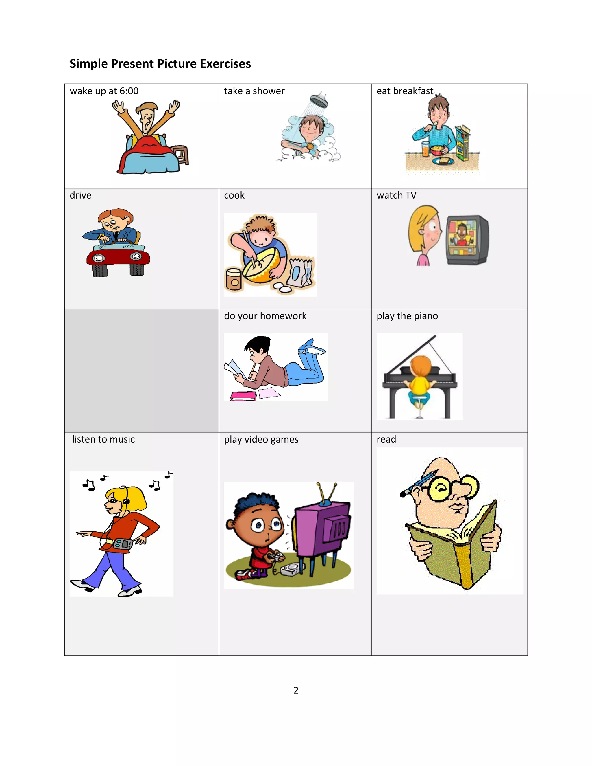Simple present-tense-booklet-tutee | PDF
