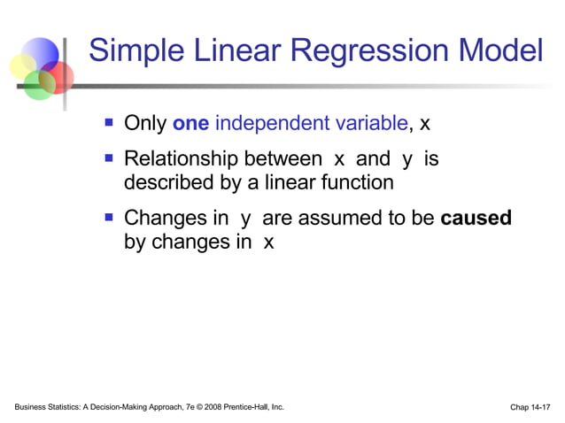Simple Regression