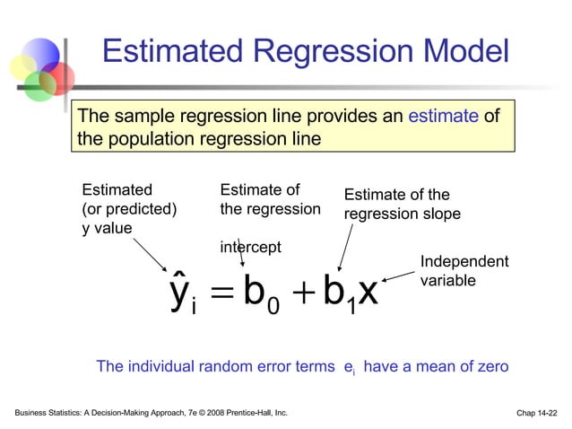 Simple Regression Simple Regression