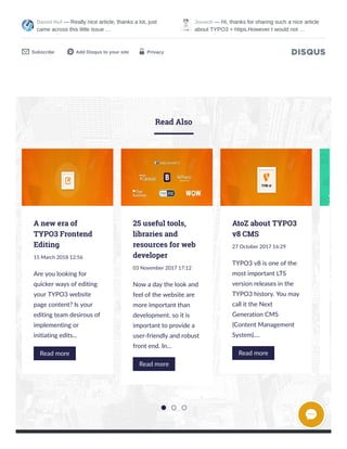TYPO3 + CKEditor: Heaven for TYPO3 Developer & Editor | PDF