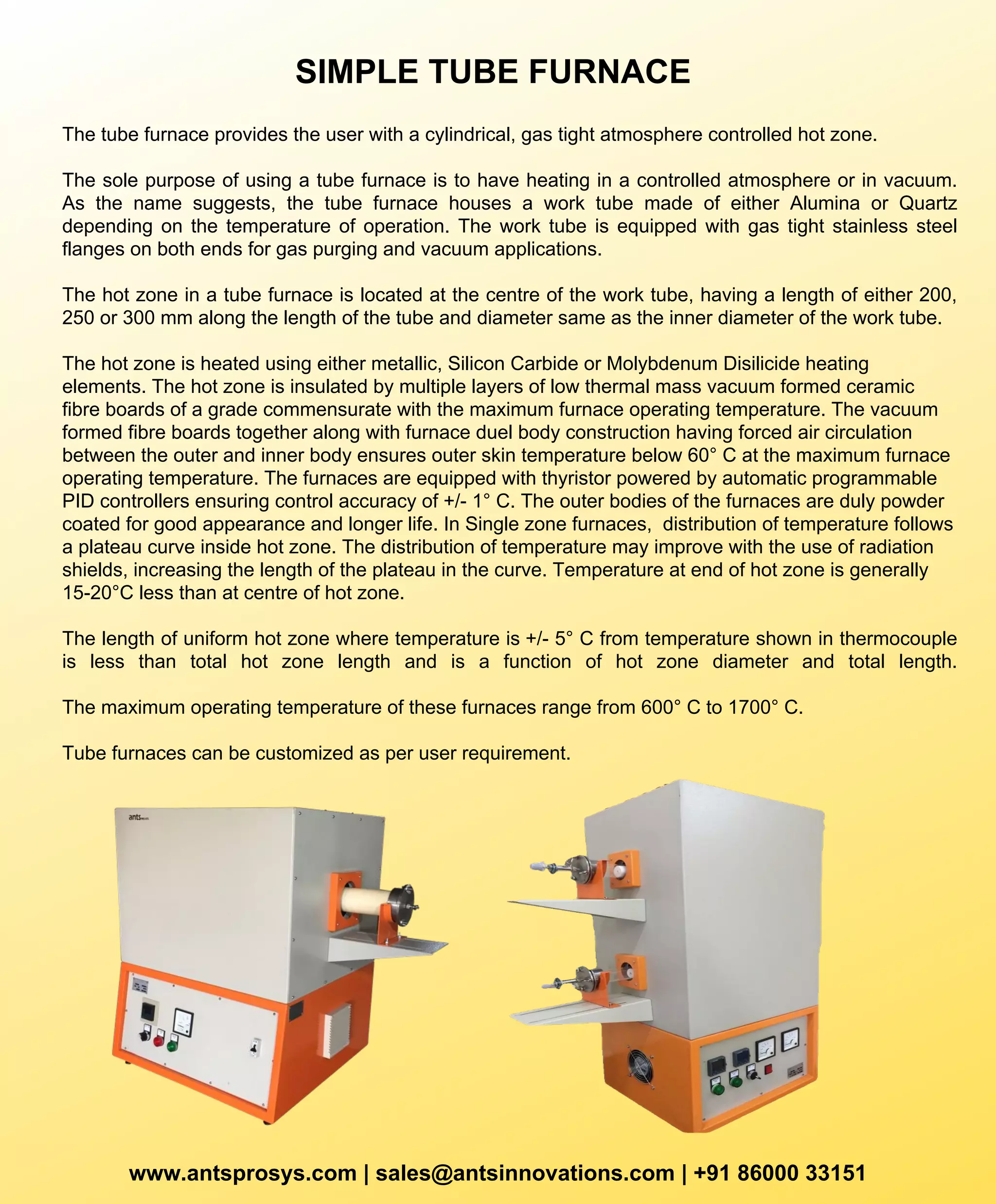 Simple Tube Furnace - SlideShare | PDF