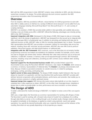 Simple ado program by visual studio | DOCX