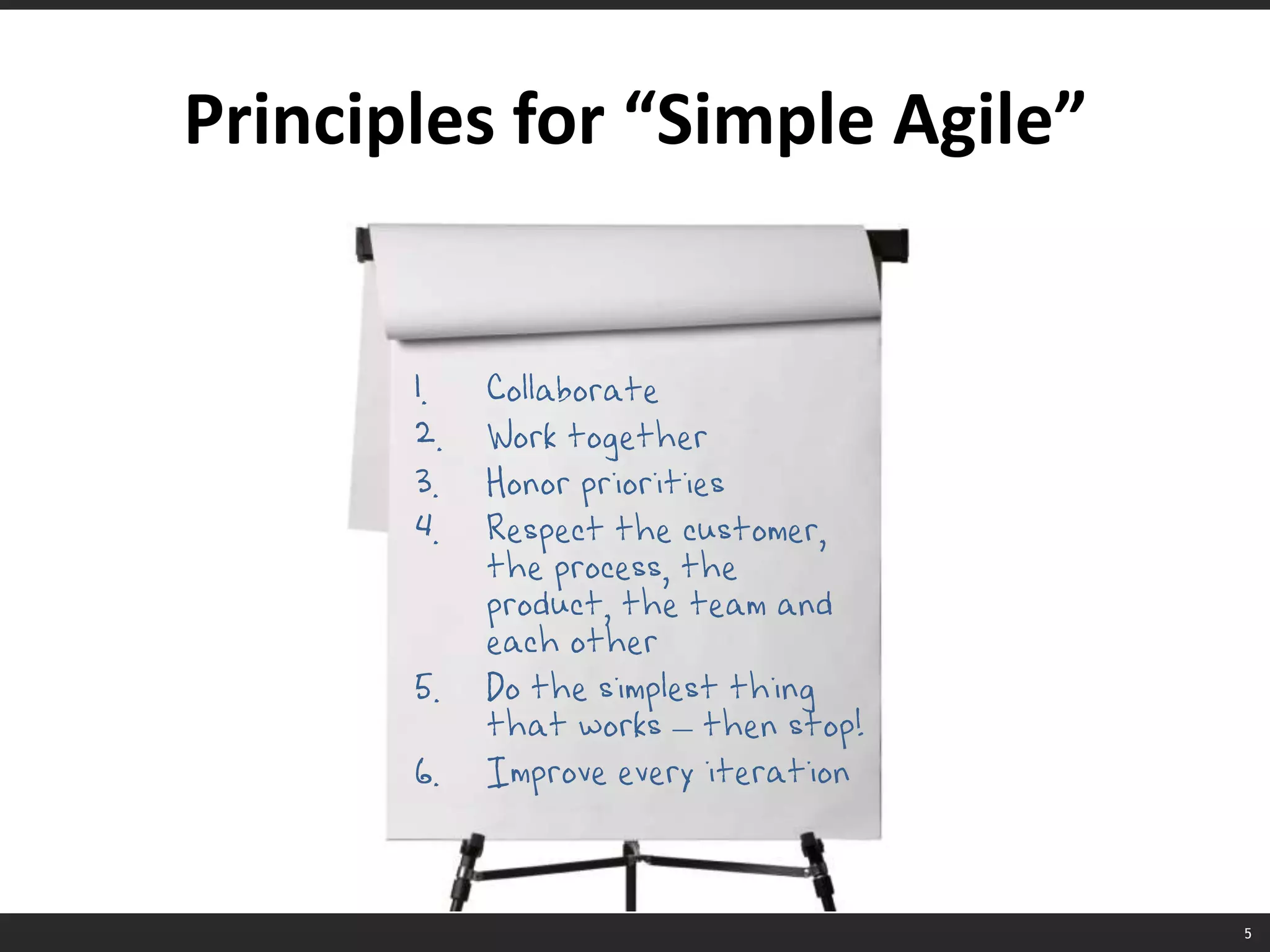Simple Agile Ppt