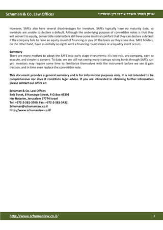 Simple Agreement For Future Equity (SAFE) | PDF