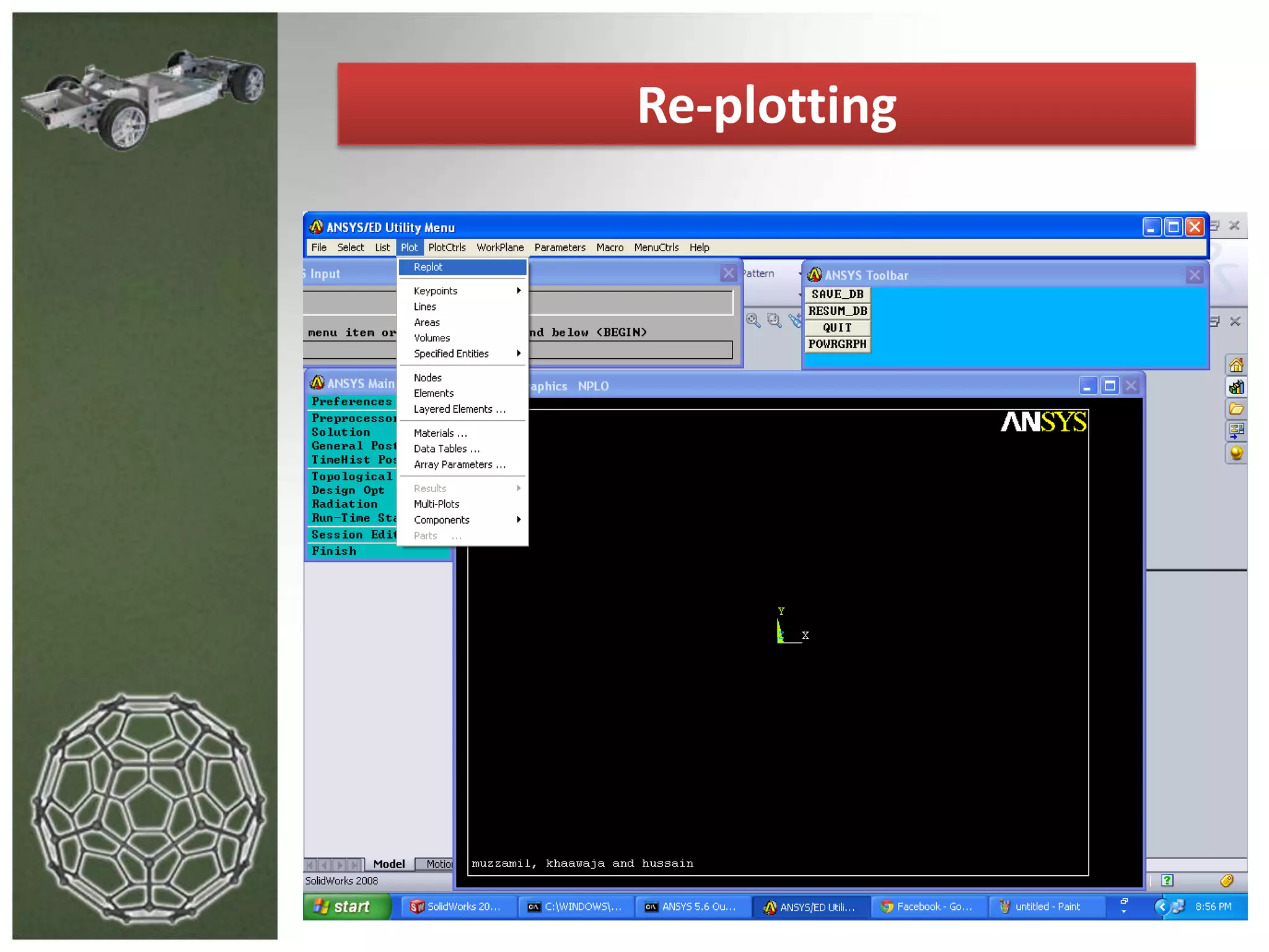 Simple analysis on ansys | PPTX