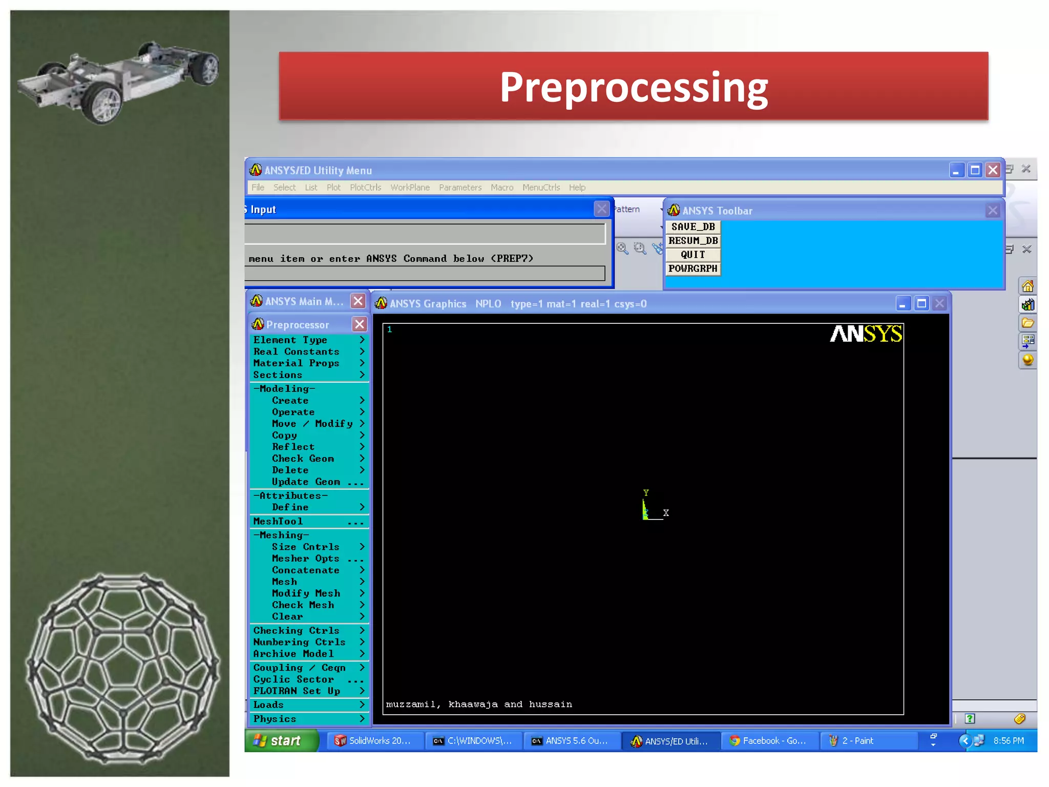 Simple analysis on ansys | PPTX