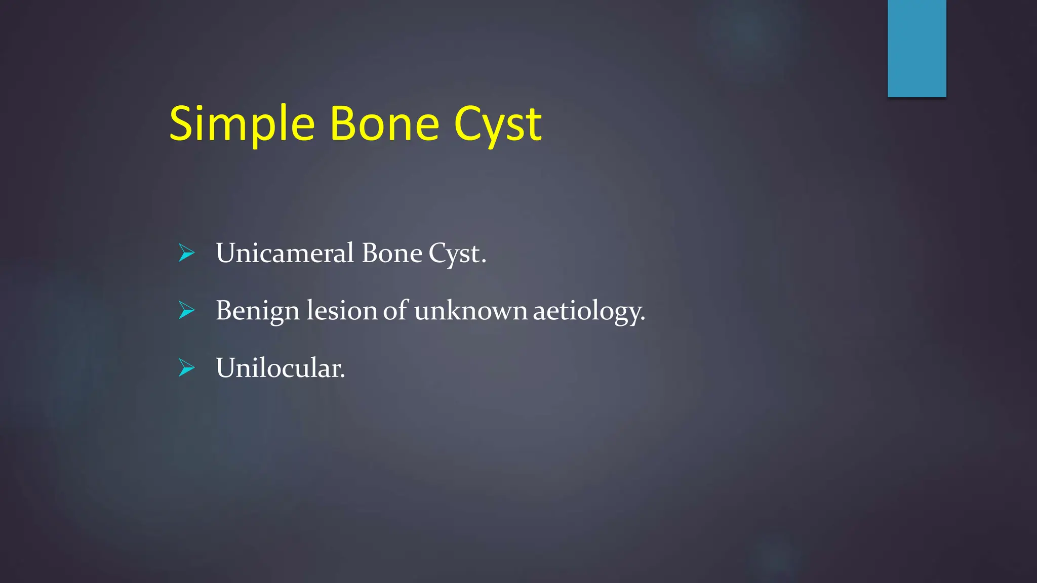 Simple and aneurysmal Bone cyst - Definition, Classfication ...