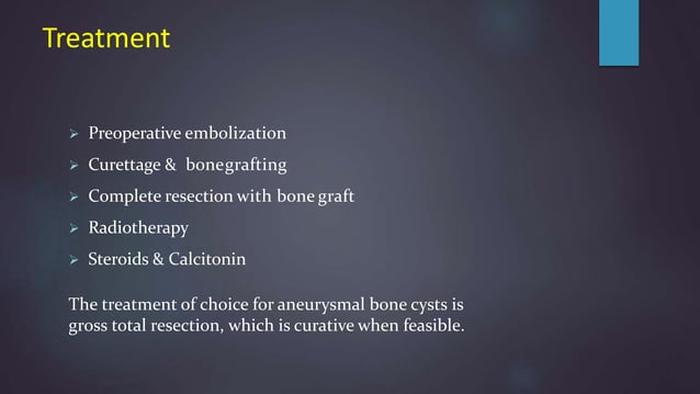 Simple and aneurysmal Bone cyst - Definition, Classfication ...