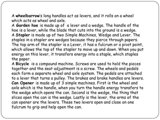 Simple and complex machines | PPTX