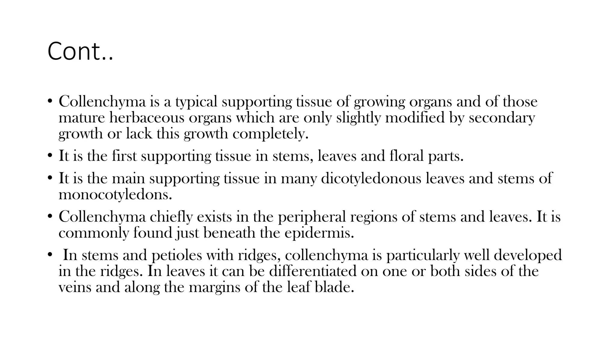Simple and complex tissue (permanent tissue) | PDF