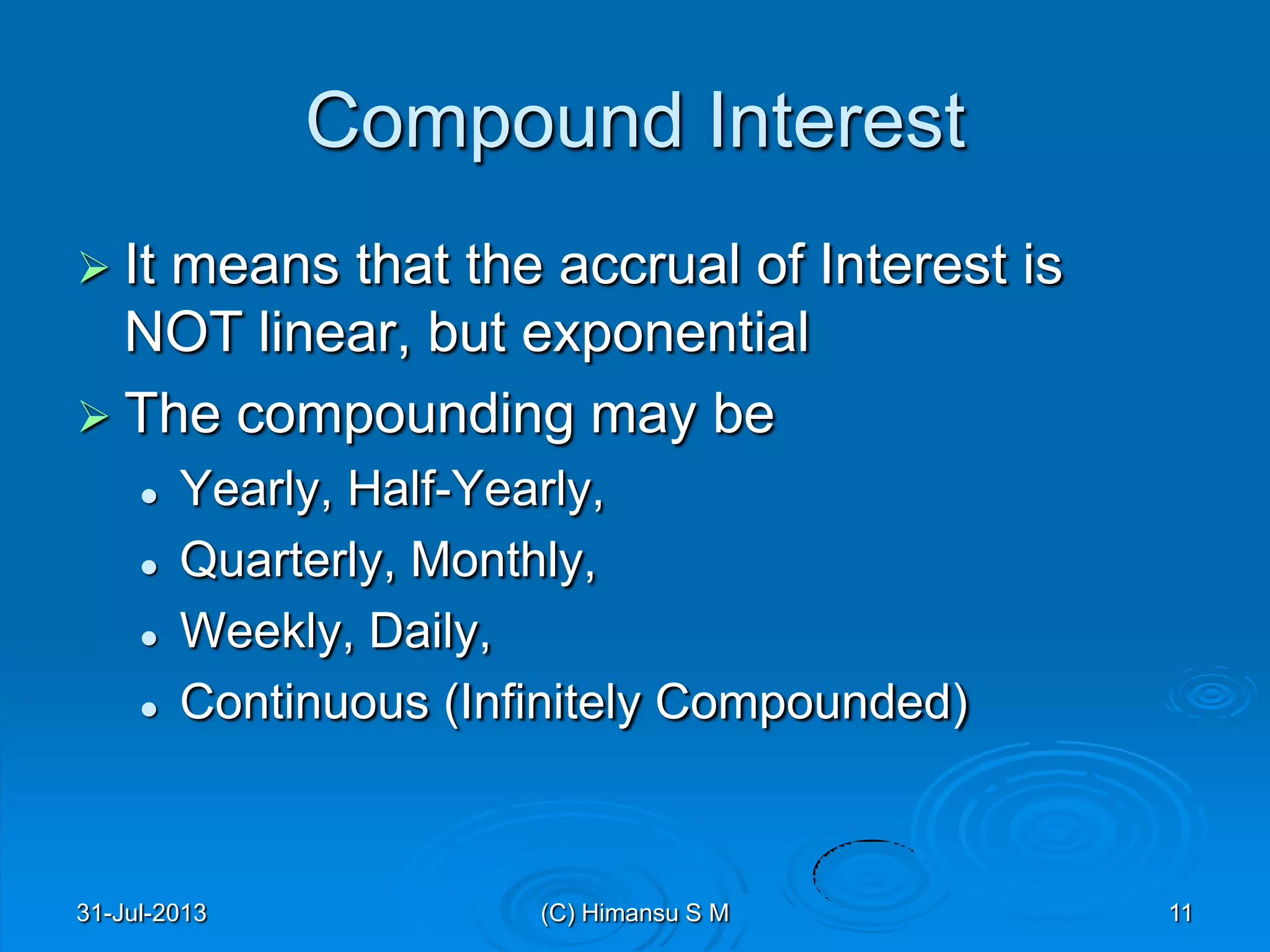 Simple and Compound Interest | PPTX