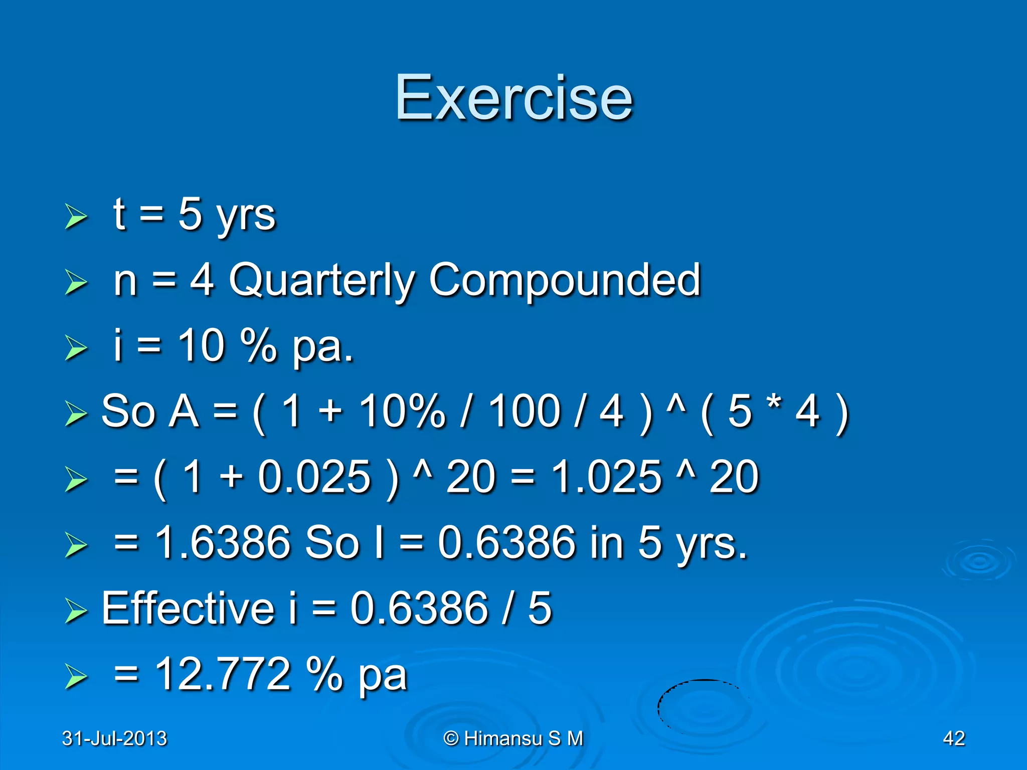 Simple and Compound Interest | PPTX