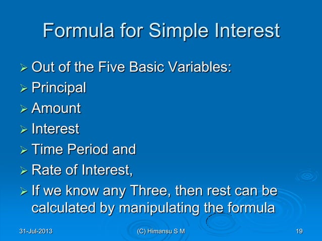 Simple and Compound Interest | PPTX | Stocks and Bonds | Personal Investing