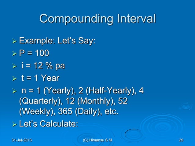 Simple and Compound Interest | PPTX | Stocks and Bonds | Personal Investing