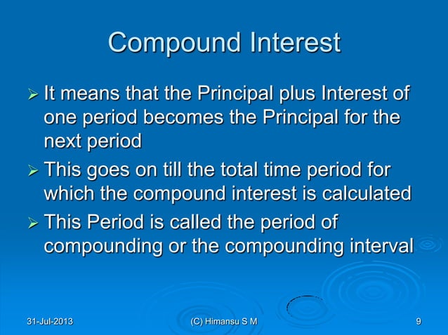 Simple and Compound Interest | PPTX | Stocks and Bonds | Personal Investing