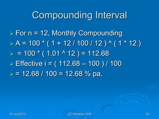 Compound Interest Formula Monthly