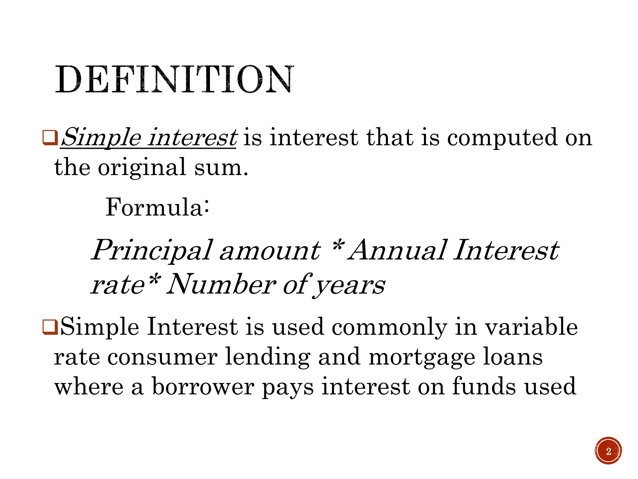 What is SIMPLE AND COMPOUND INTEREST.ppt