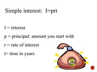 What is SIMPLE AND COMPOUND INTEREST.ppt