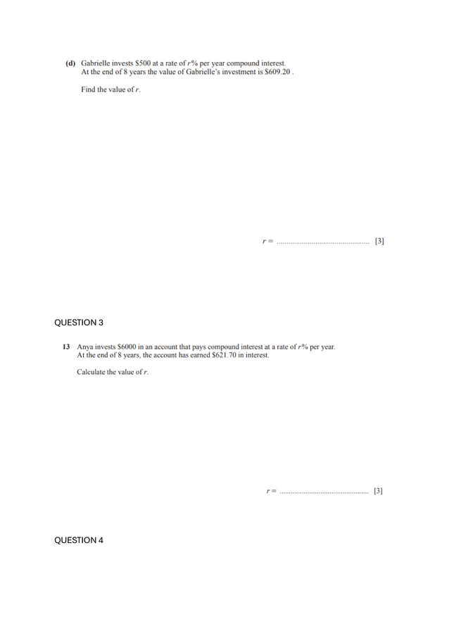 SIMPLE AND COMPOUND INTEREST IGCSE MATHS .pdf | Business Accounting ...