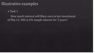 Simple and Compound Interest FOR College Students | PPTX | Physics ...
