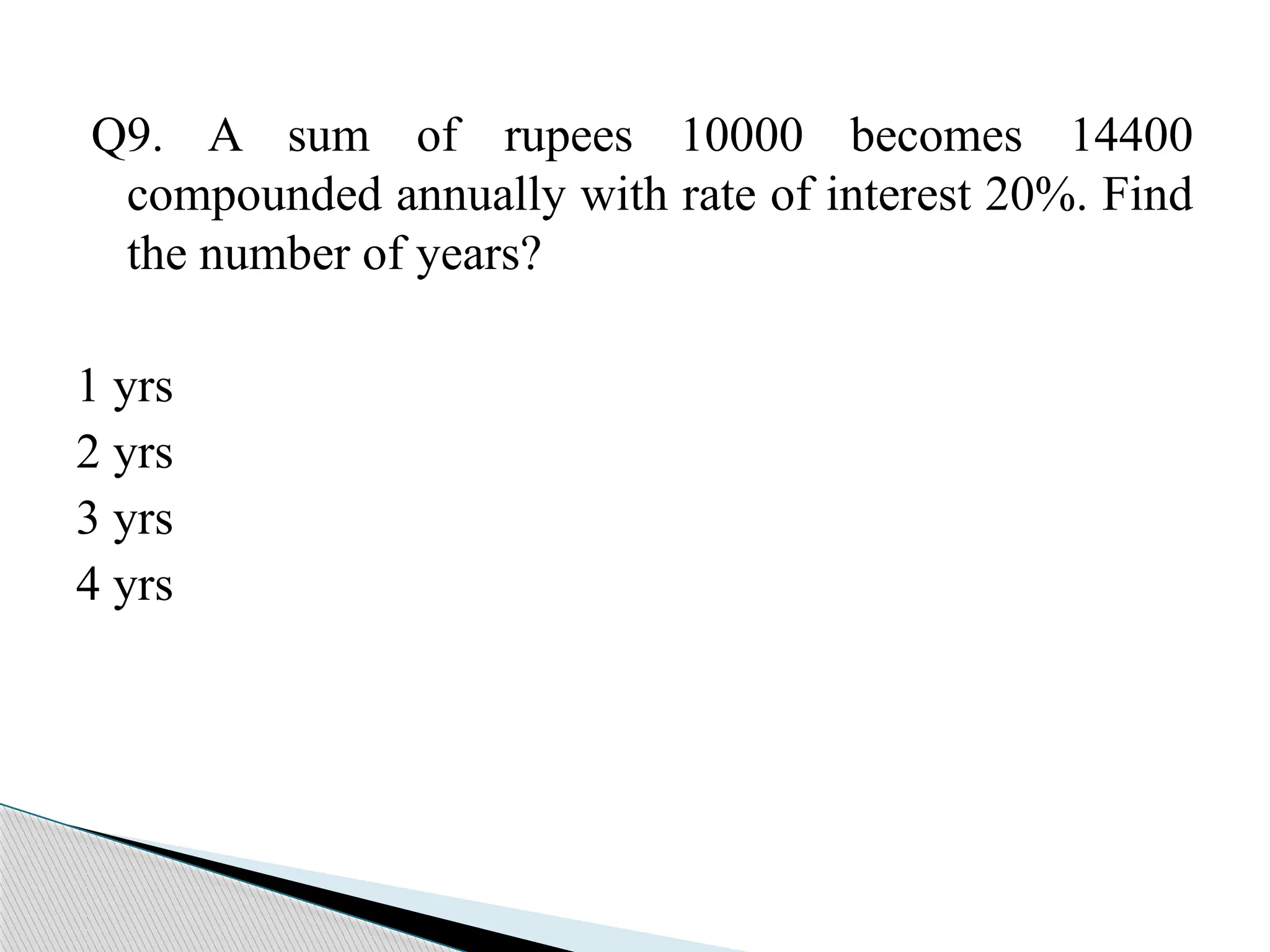 Simple And Compound Interest presentation | PPT