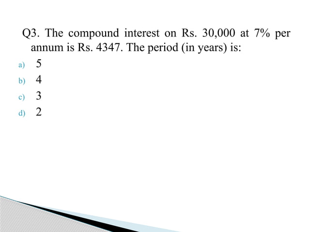 Simple And Compound Interest presentation | PPT
