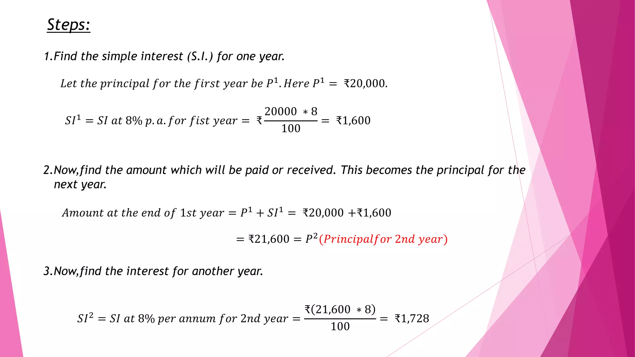 Simple and compound interest (1) | PPTX