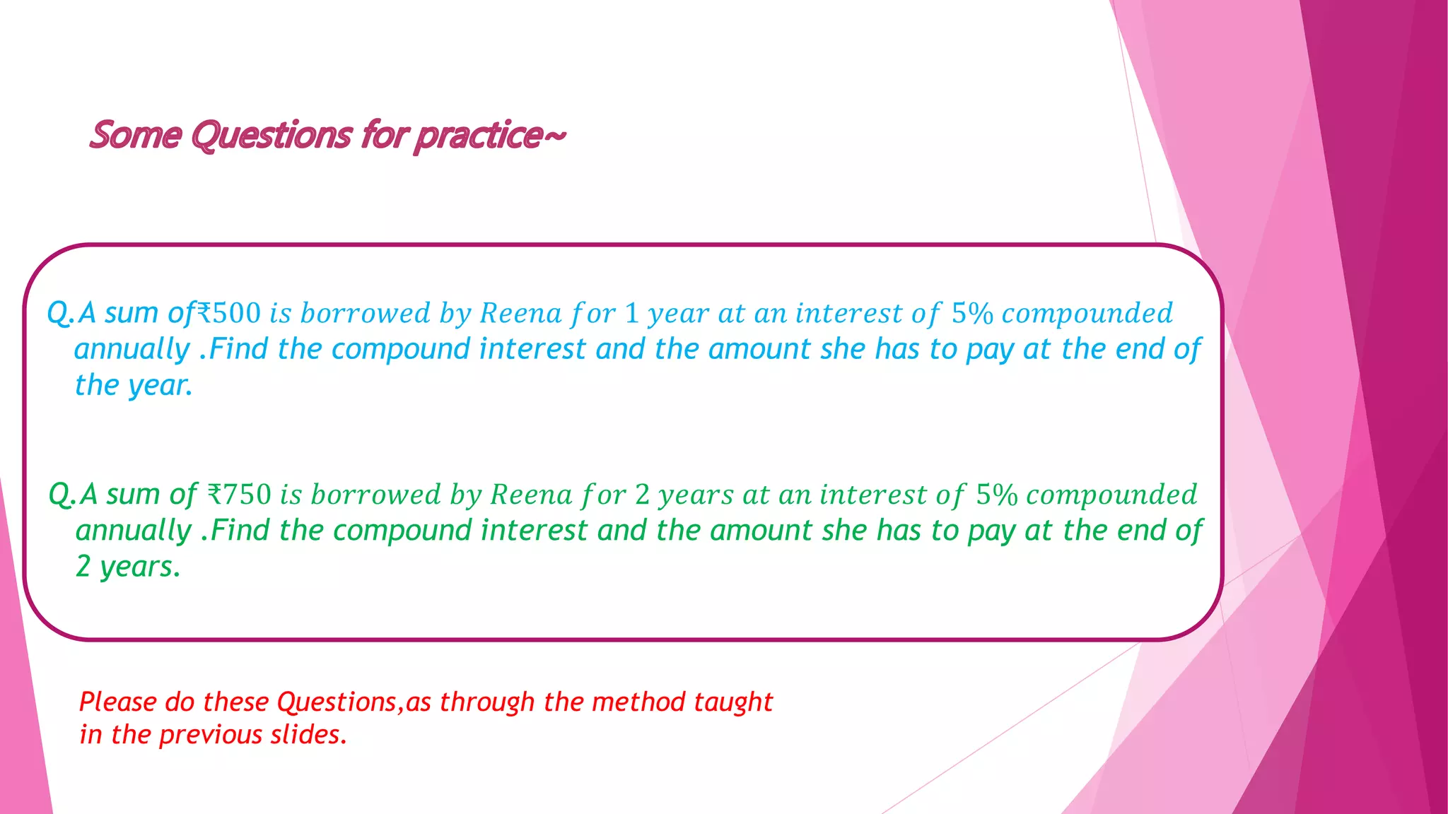 Simple and compound interest (1) | PPTX