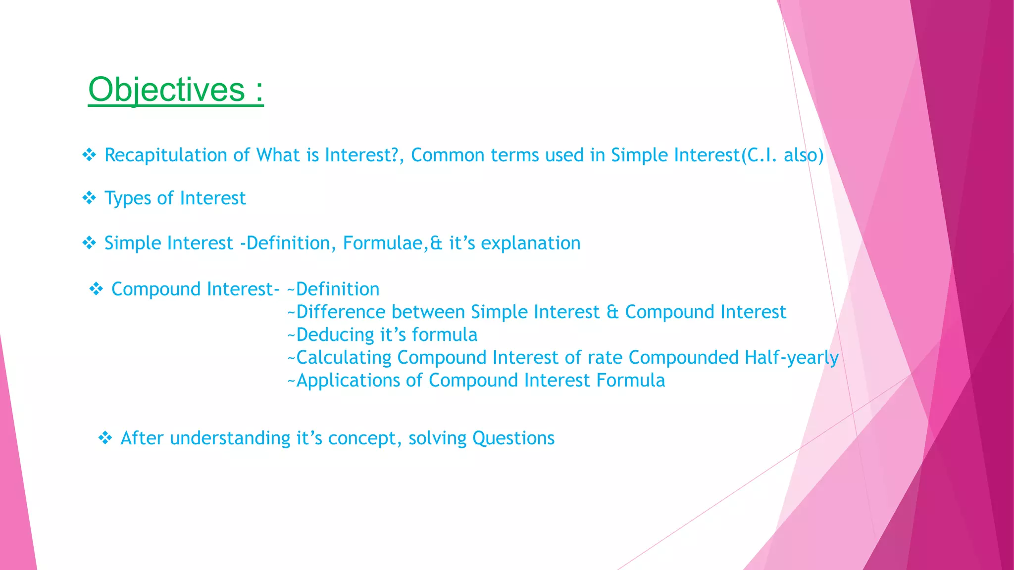 Simple and compound interest (1) | PPTX