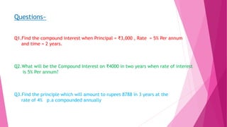 Simple and compound interest (1) | PPTX