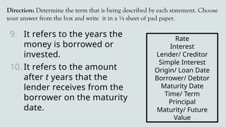 Simple and Compound Interests - Definition of Terms.pptx