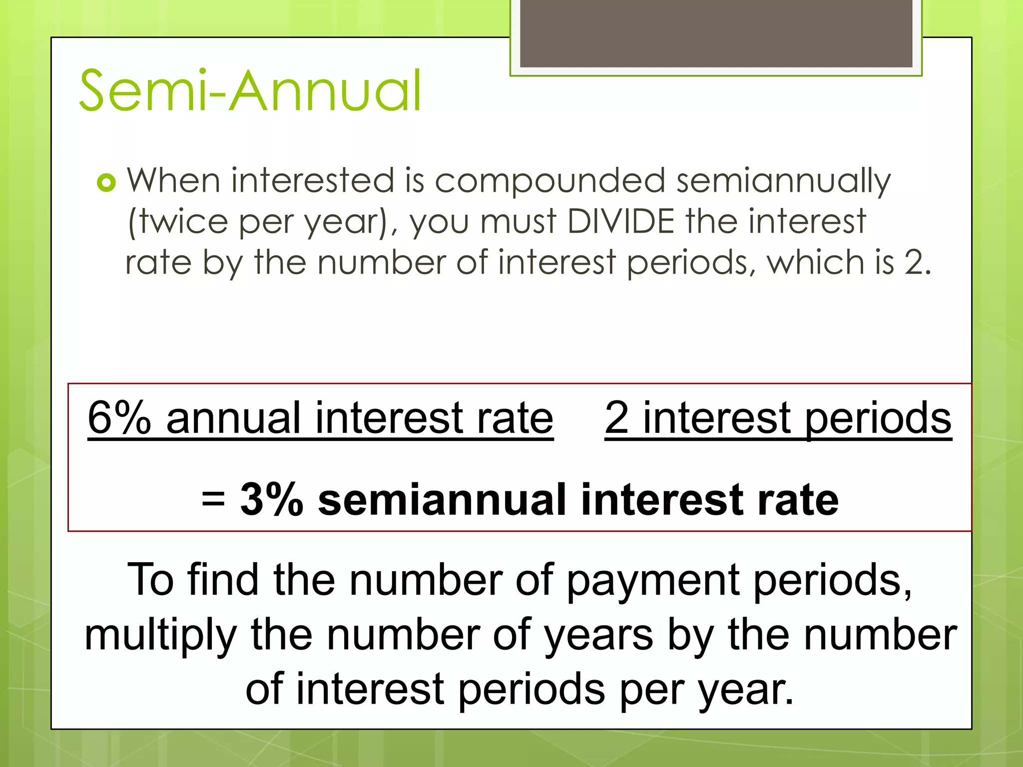 Simple and compound interest student | PPTX