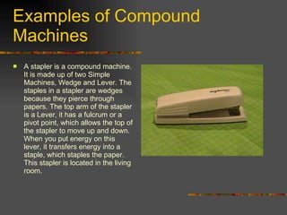 Simple and compound machines | PPT