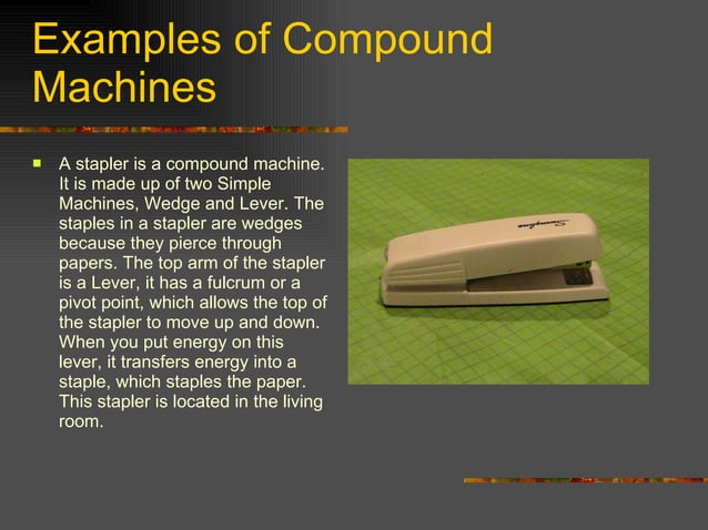 Simple and compound machines | PPT | Technology & Computing