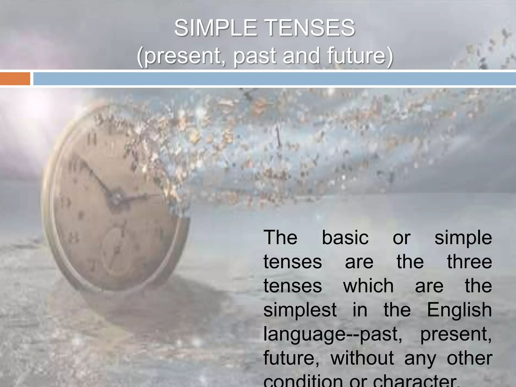 Simple and continuous tenses | PPTX