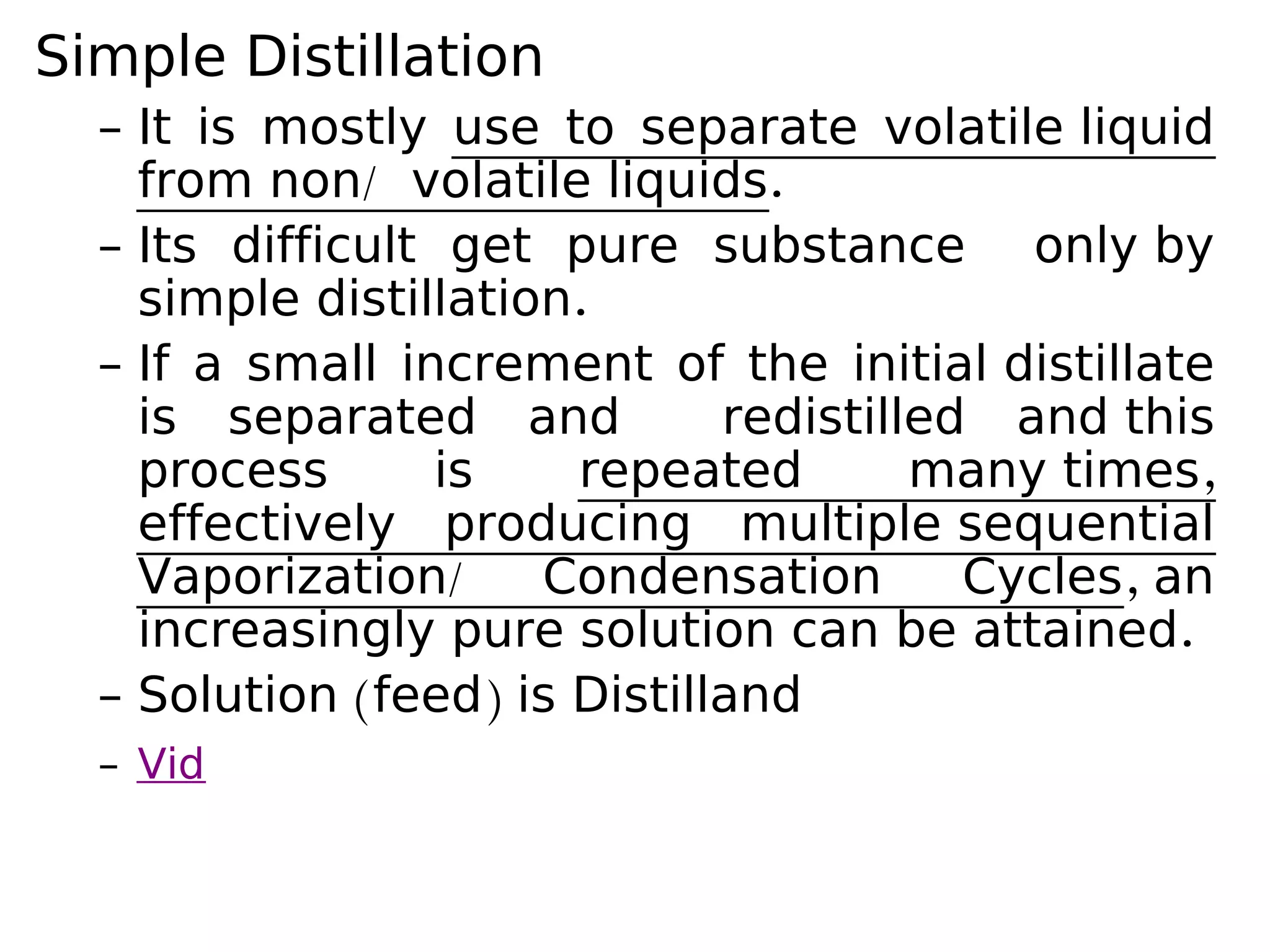 Simple and fractional distillation | PDF