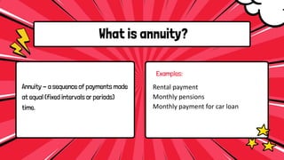 Grade-11 General Mathematics Topic: Simple and General Annuities | PPTX