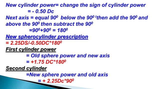 Simple and toric transposition | PPTX | Eye and Vision Conditions ...